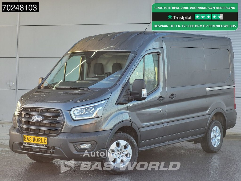 Novi Ford Transit 170pk Automaat Limited Dubbele schuifdeur L2H2 ACC 360ca laki furgon