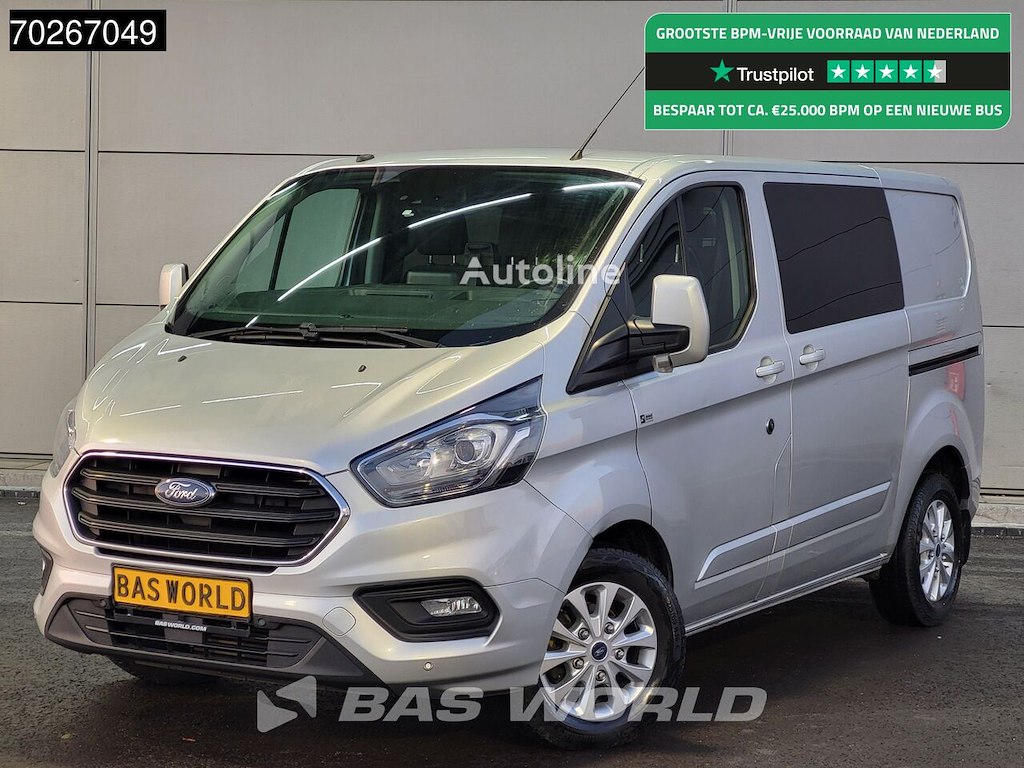 Ford Transit Custom 130PK Automaat Dubbel Cabine L1H1 ACC Camera Trek laki furgon