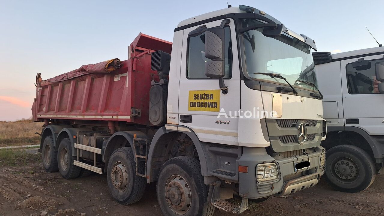 Mercedes-Benz ACTROS 4141 8X6 WYWROTKA TRÓJSTRONNA Z BORDMATIKIEM kiper