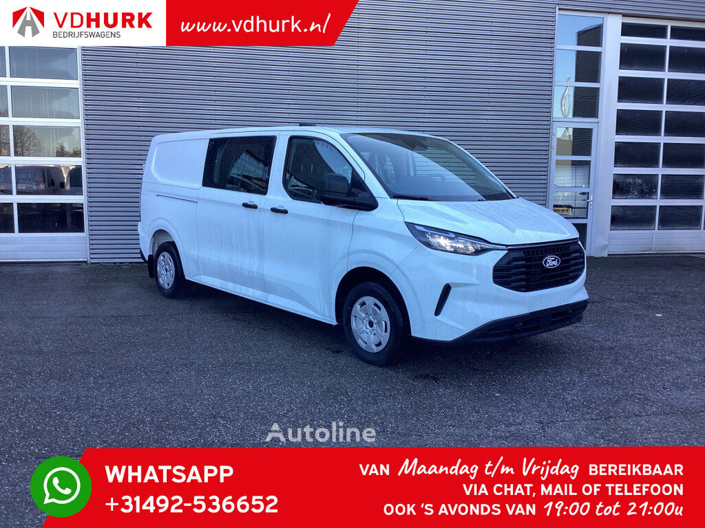 Ford Transit Custom 320 2.0 TDCI 136 pk L2 Trend BPM VRIJ! DC Dubbel minibus furgon