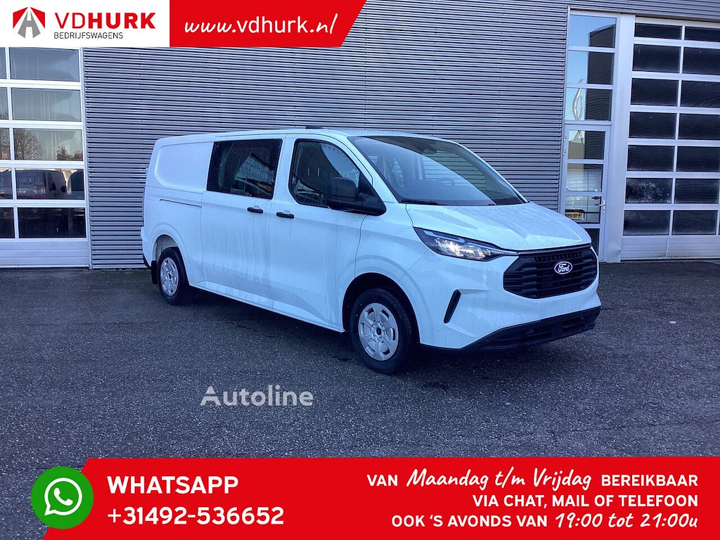 Ford Transit Custom 320 2.0 TDCI 136 pk L2 Trend BPM VRIJ! DC Dubbel minibus furgon