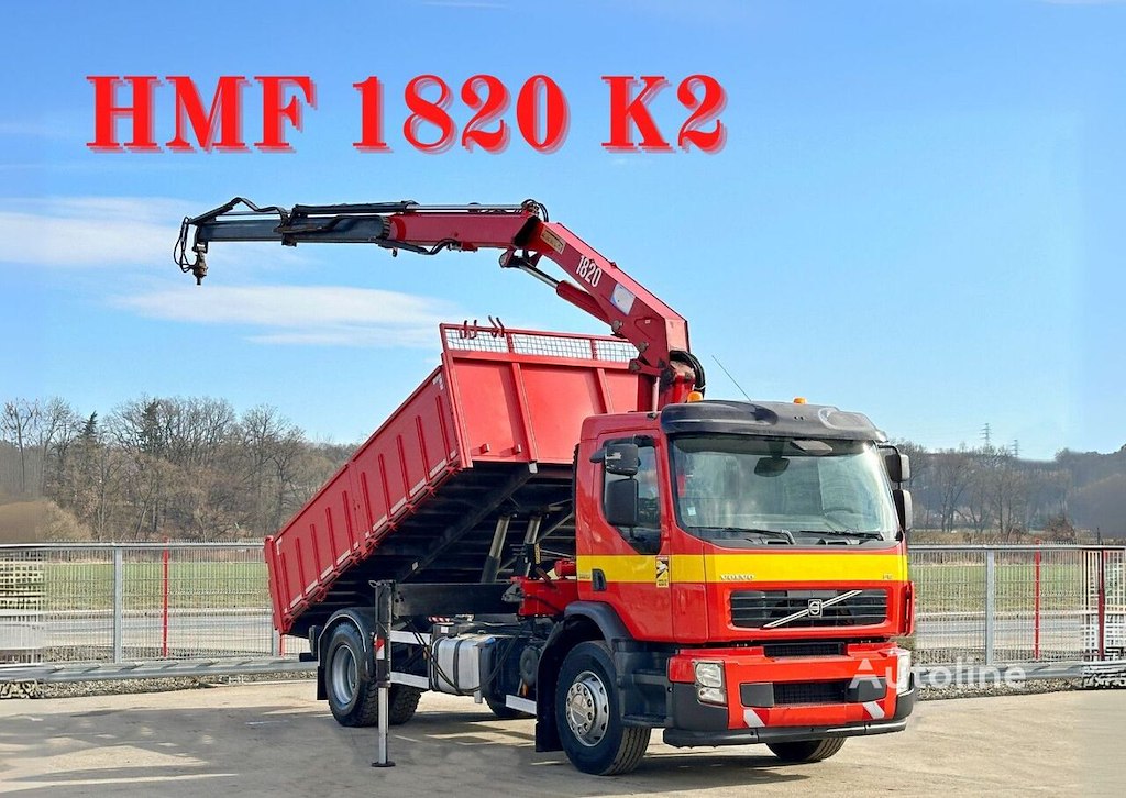 Volvo FM 320 Kipper 4,50m*HMF 1820 K2 + FUNK * TOP kiper