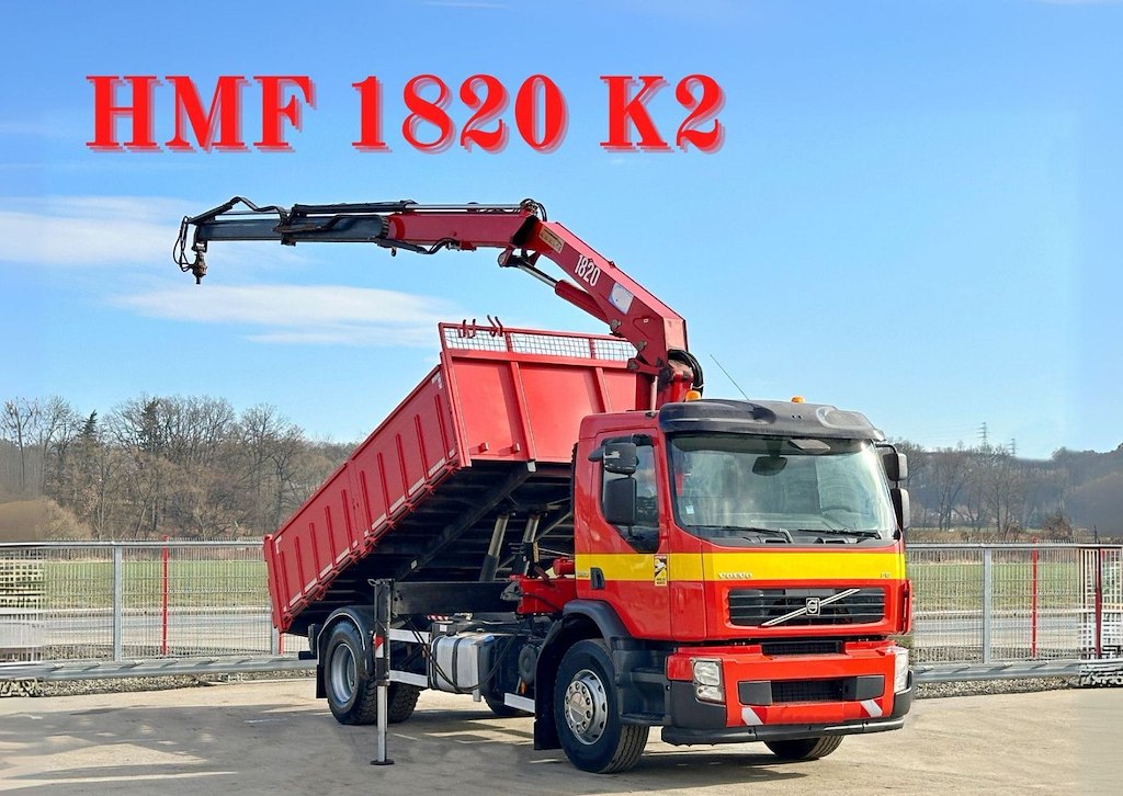 Volvo FM 320 Kipper 4,50m*HMF 1820 K2 + FUNK * TOP kiper