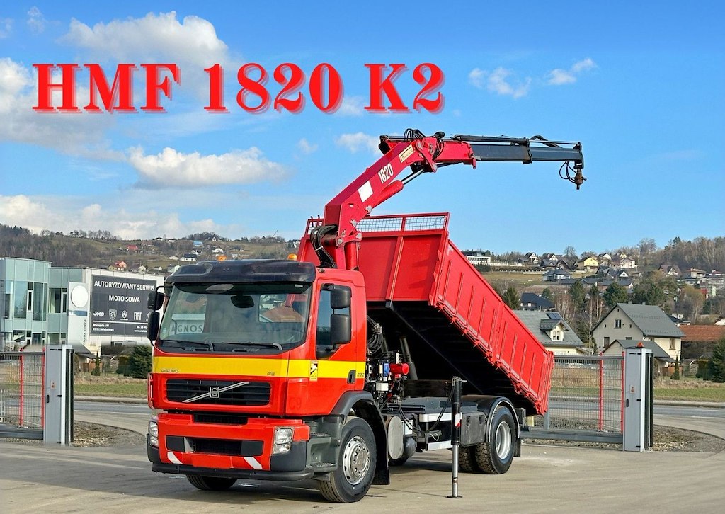 Volvo FM 320 Kipper 4,50m*HMF 1820 K2 + FUNK * TOP kiper