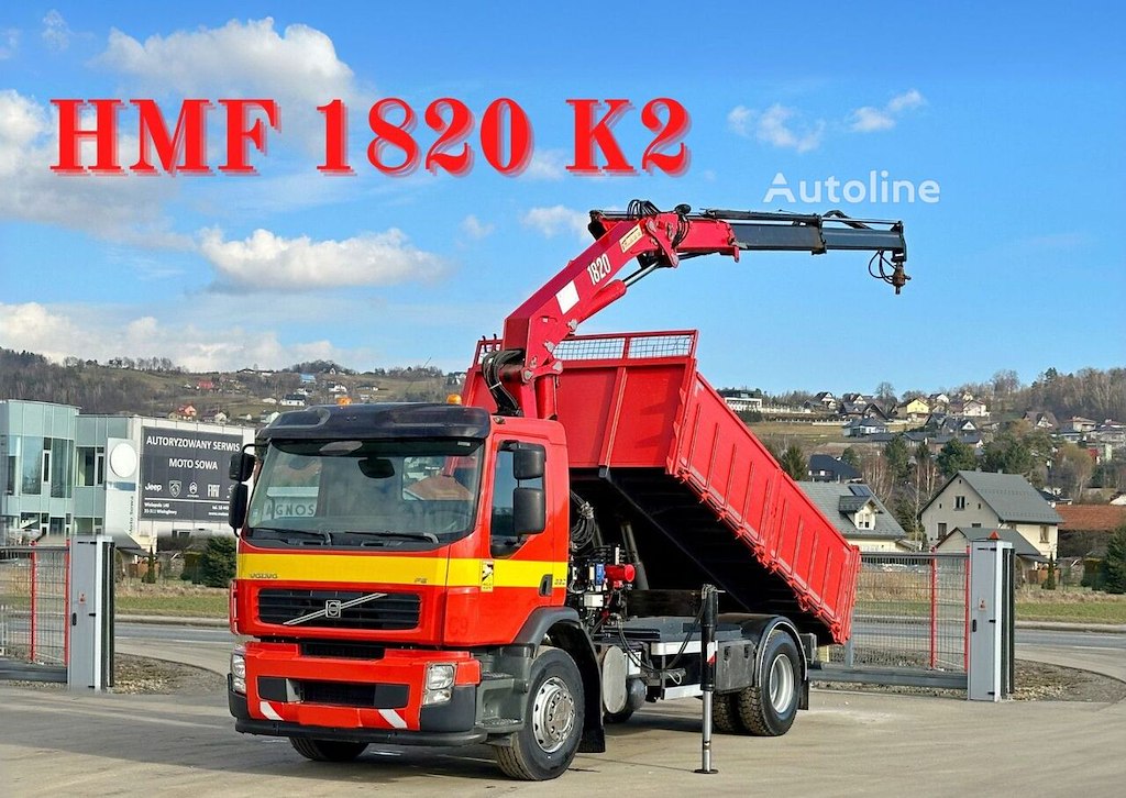 Volvo FM 320 Kipper 4,50m*HMF 1820 K2 + FUNK * TOP kiper