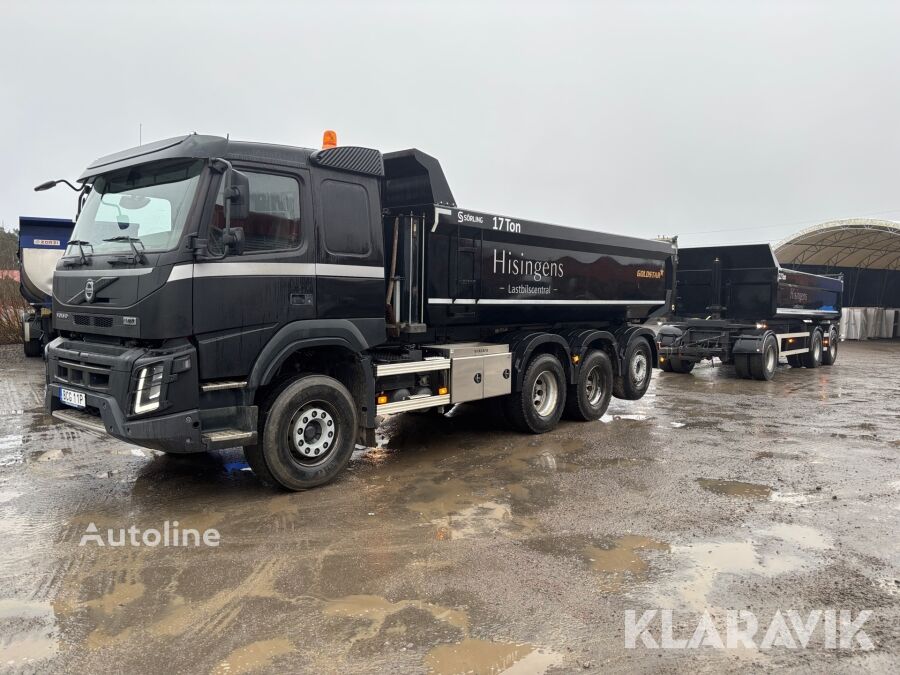 Prodaje se Volvo FM 84 kiper na aukciji + prikolica kiper