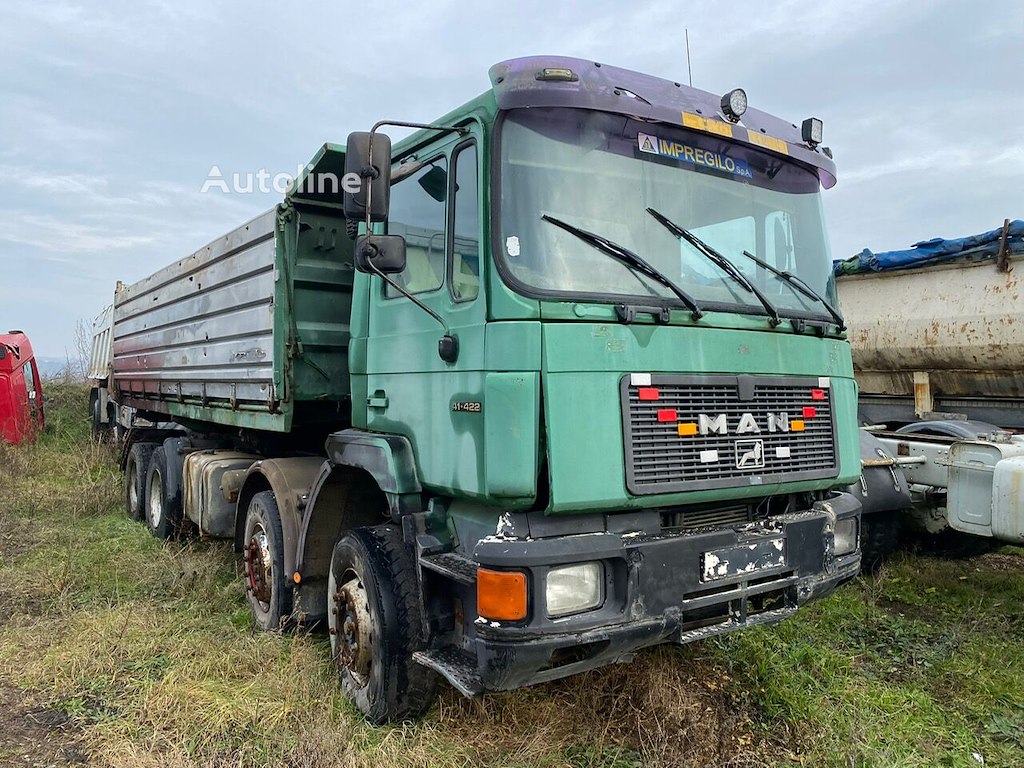 MAN Camion basculantă 41-422 - Trakker 8x4 - Diferential 100 TONE kiper