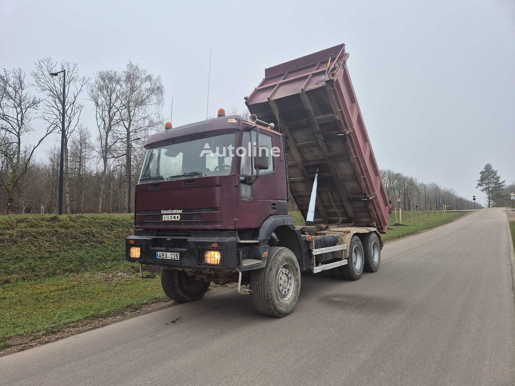 IVECO 380e34 EUROTRAKKER 6x6 full spring, manual kiper