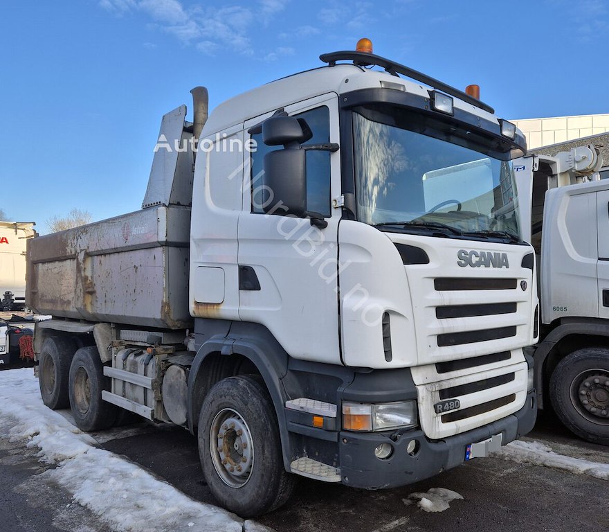 Scania R480 *6x4 *HUB REDUCTION *FULL STEEL *MANUAL *VIDEO kiper