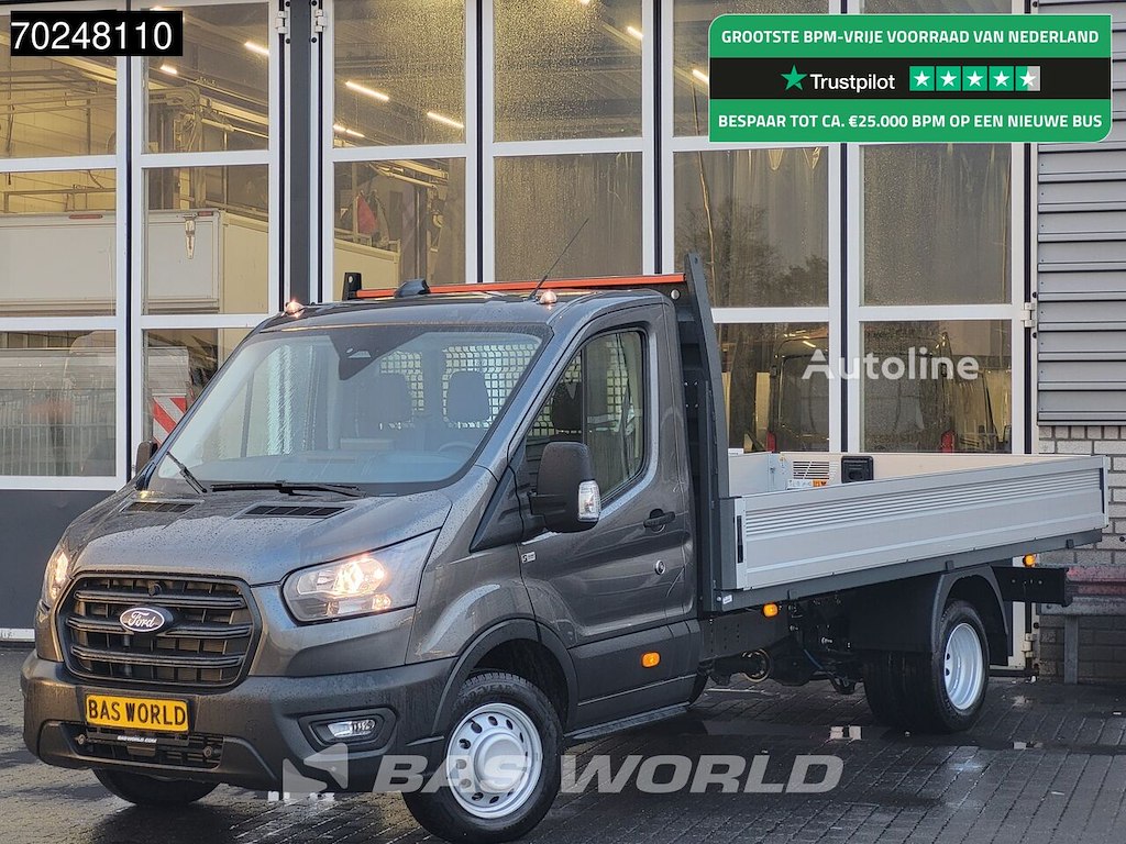 Novi Ford Transit 165pk Open laadbak Dubbellucht Pritsche Trekhaak Airco C kamion s ravnom platformom < 3.5t