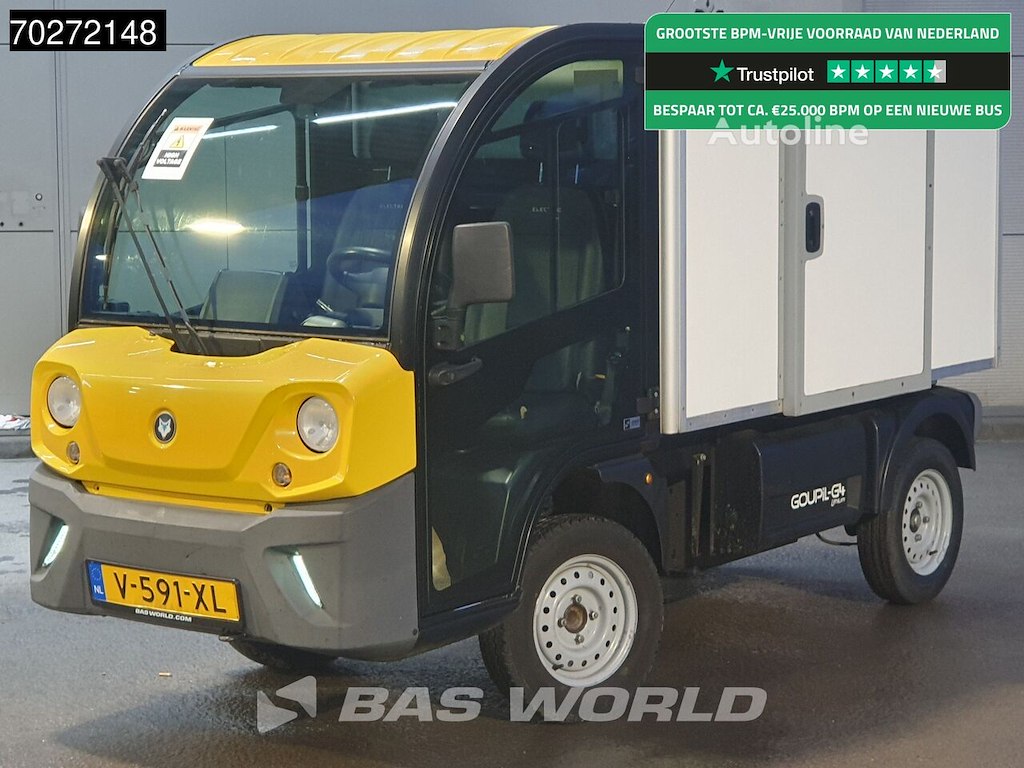 Goupil G4 100% Elektrisch 1153kg laadvermogen 10kWh WTLP 120km 2m3 kamion furgon < 3.5t