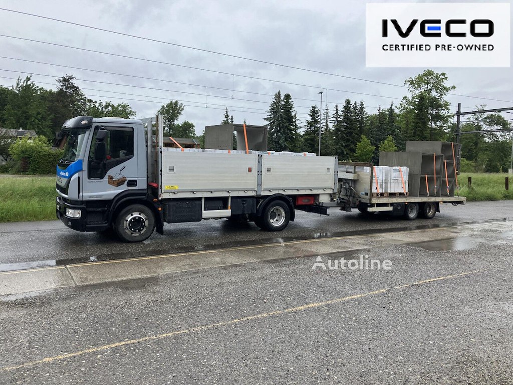 IVECO Inklusive AnhÃ€nger Anfa Jg. 2007 kamion s ravnom platformom