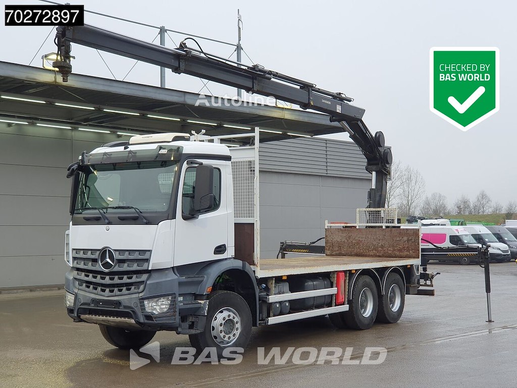 Mercedes-Benz Arocs 2636 6X4 144 E-3 Hipro Remote Full Steel Euro 6 kamion s ravnom platformom