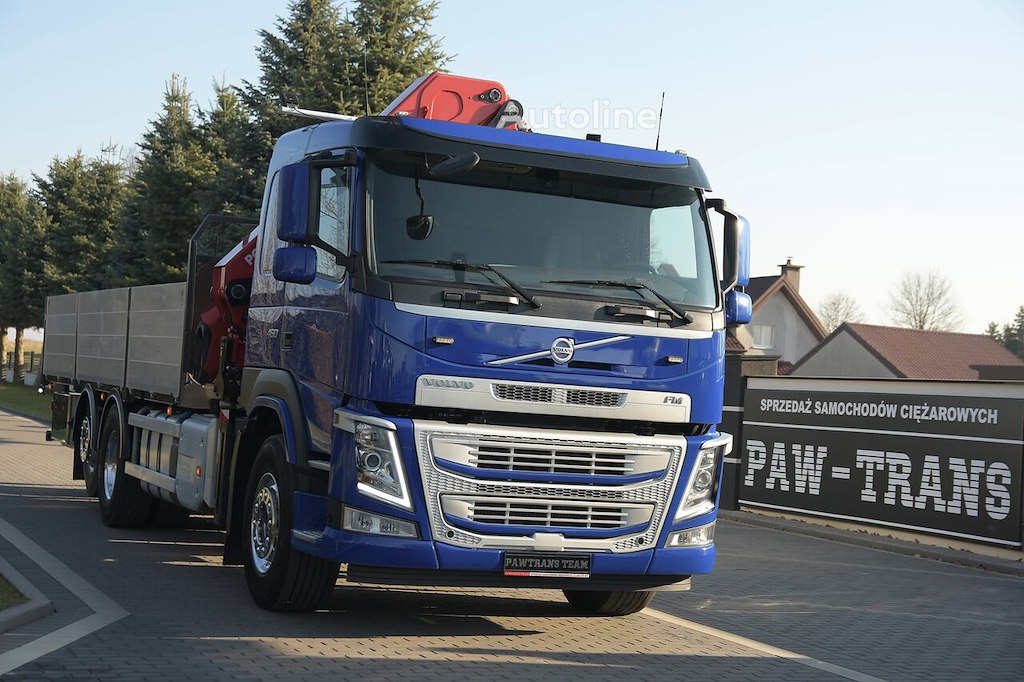 Volvo FM 460 2020 /// HMF 3220 - RADIO /// 4 PODPORY /// ALUSY /// JAK kamion s ravnom platformom