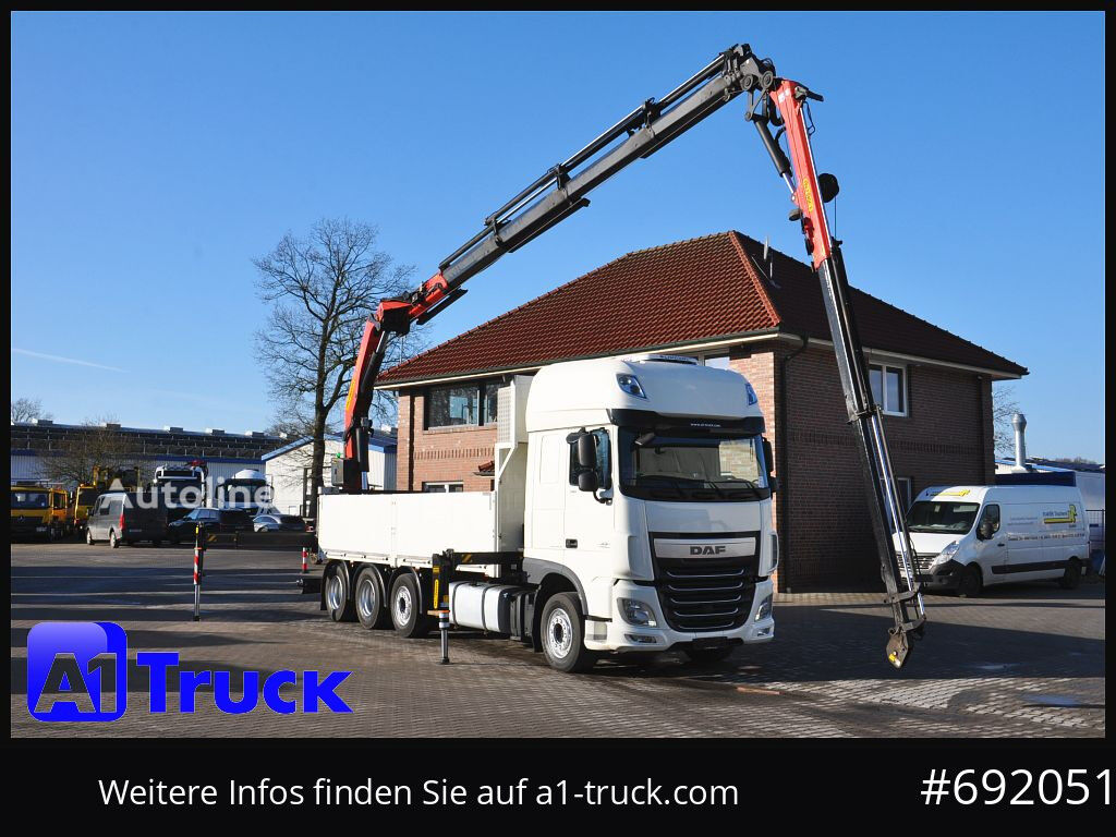 DAF XF 510 Kran PK 34.002, Seilwinde Funk kamion s ravnom platformom