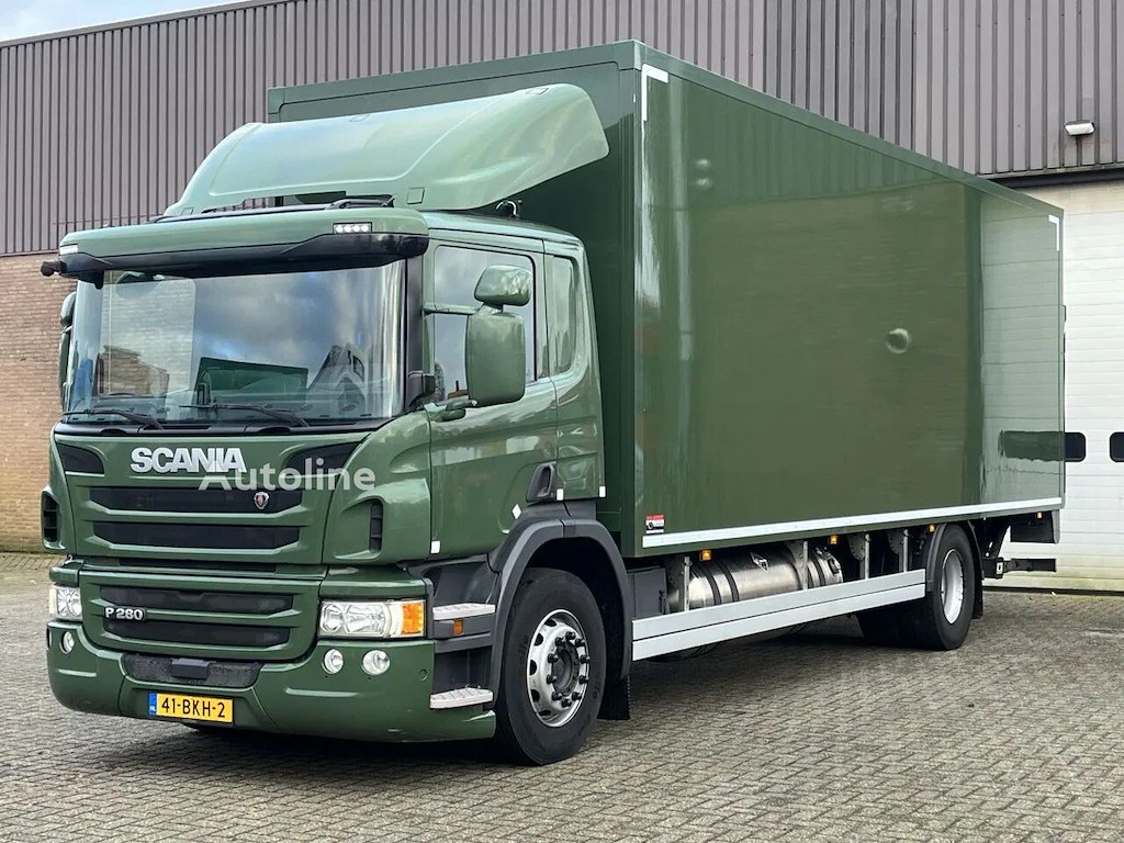 Scania P280 / Retarder / LNG / Hertoghs opbouw / Laadklep LBW 3000kg / kamion furgon