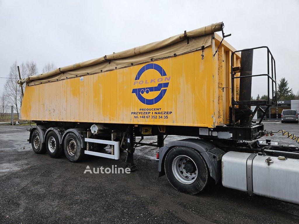 Schmitz Cargobull POLKON 34m3 Mercedes Axle poluprikolica kipera