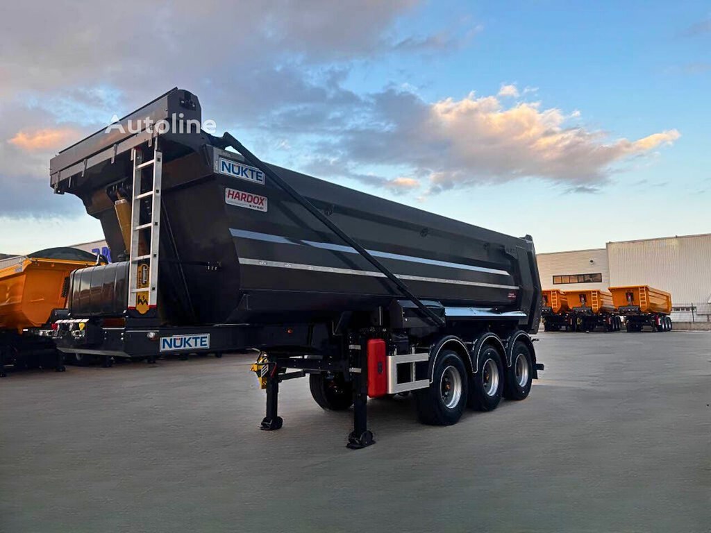 Nova Nükte Trailer Customizable New Tipper 26m3 Half Pipe IN STOCK! poluprikolica sa niskom platformom