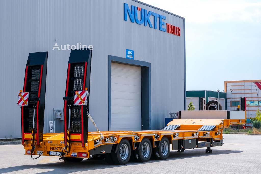 Nova Nükte Trailer NEW CUSTOMIZABLE 3 AXLE LOWBED IN STOCK! READY poluprikolica sa niskom platformom