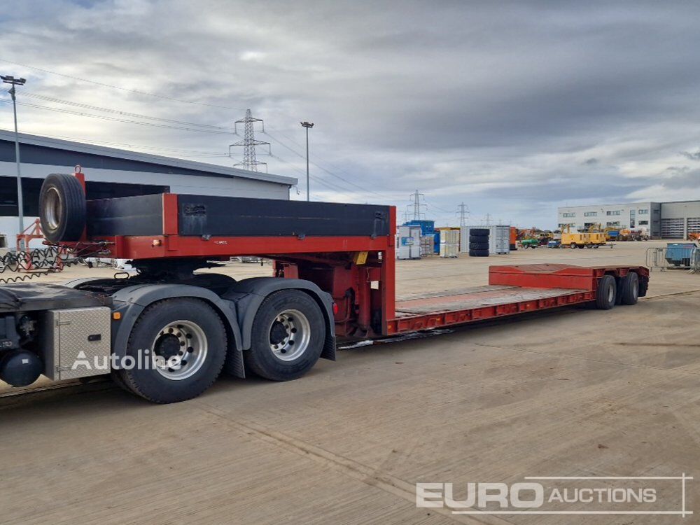 Prodaje se Goldhoffer Twin Axle Step Frame Extendable Low Loader Trailer, R poluprikolicu sa niskom platformom na aukciji