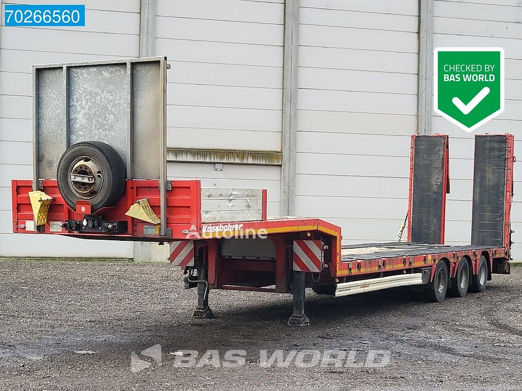 Kässbohrer LB3E 3 axles Lenkachse Ramps poluprikolica sa niskom platformom