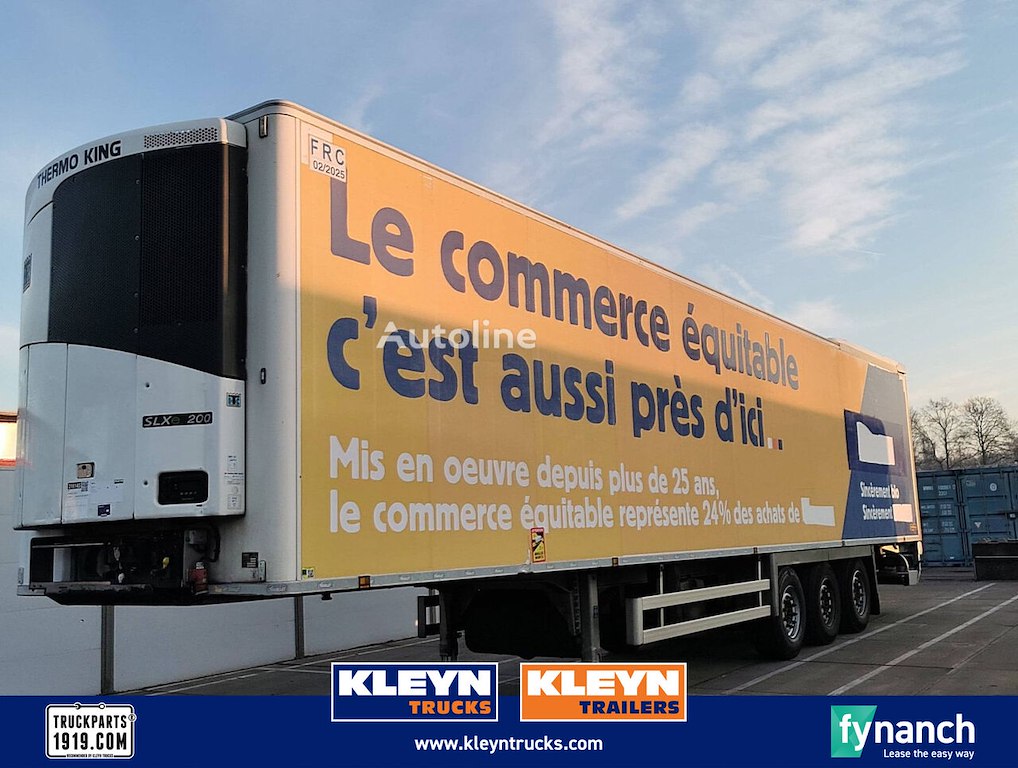 Chereau FRIGO TK SLX 200,D+E,lift poluprikolica hladnjača