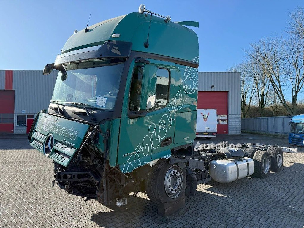 Mercedes-Benz ACTROS 2548 / RETARDER / GERMAN TRUCK / ONLY 461779 KM / DOUBLE kamion šasija nakon udesa