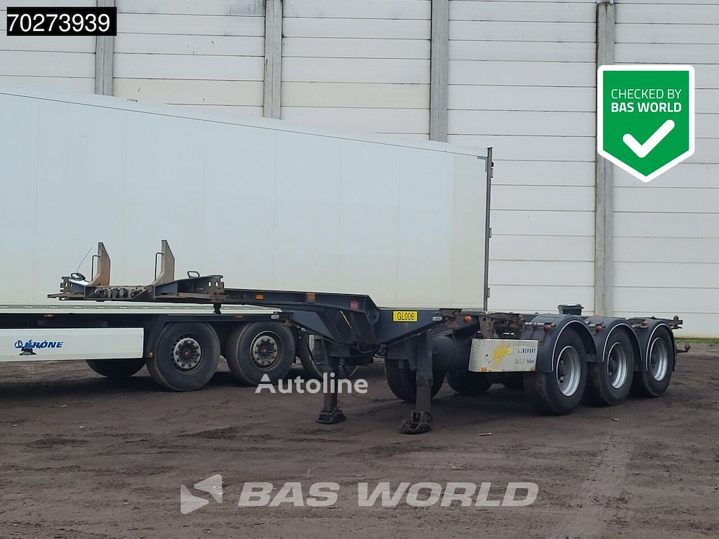 Pacton T3-010 NL-Trailer Multi 45ft 2x liftachse poluprikolica za prevoz kontejnera