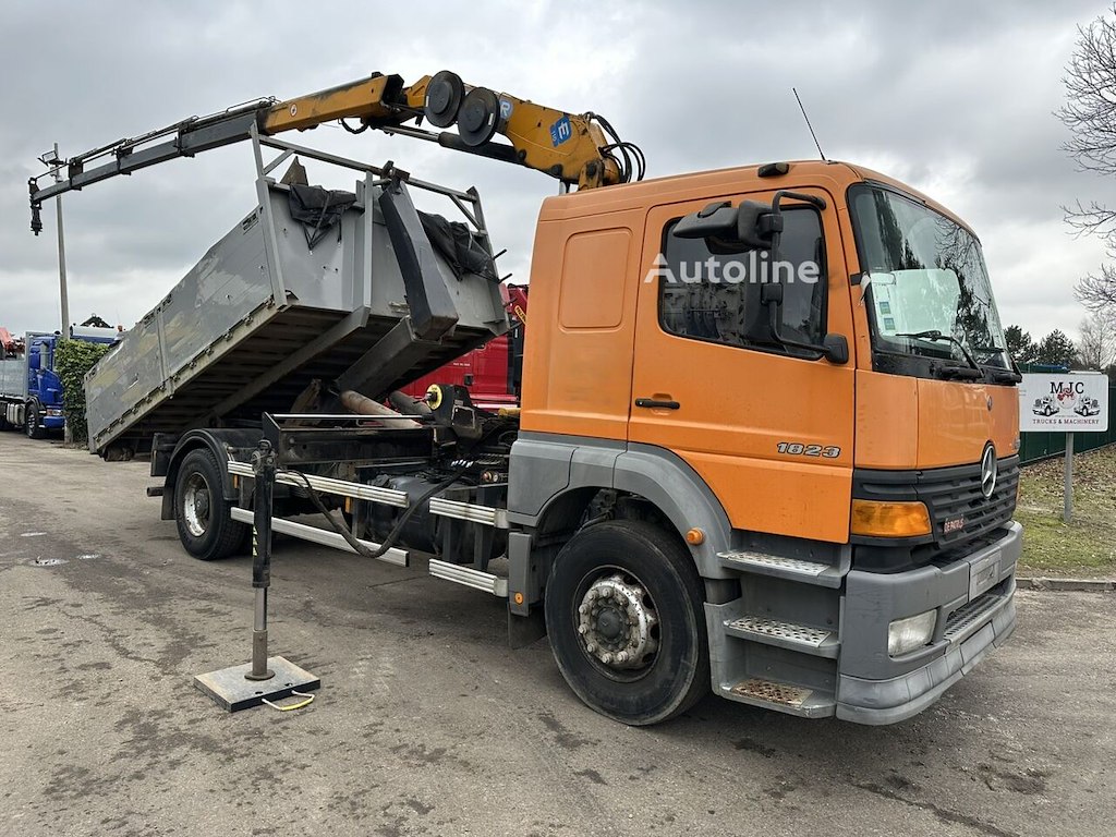 Mercedes-Benz ATEGO 1823 HOOKLIFT + CRANE EFFER 110 - 4S + ROTATOR + GRABBER - kamion rol kiper