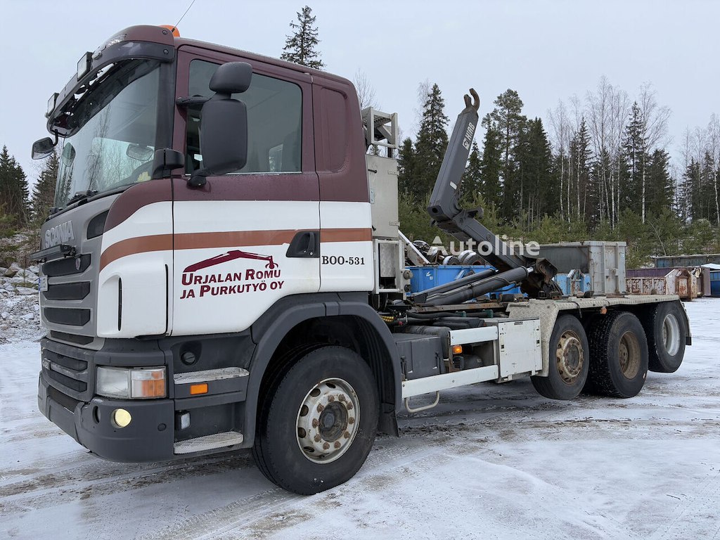 Scania G420 8X2*4 koukkuauto kamion rol kiper