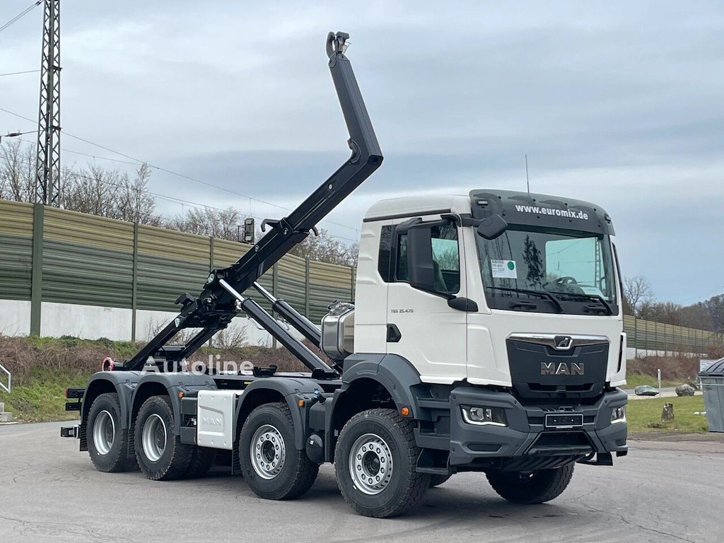 Novi MAN TGS 35.480 Hiab MultLift Abrollkipper kamion rol kiper