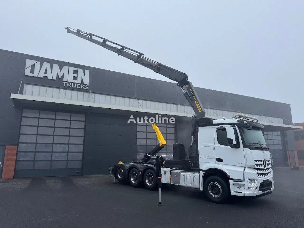 Mercedes-Benz AROCS 3251 8x4 Palfinger PK 34002-SH E + Palfinger Haakarmsystee kamion rol kiper