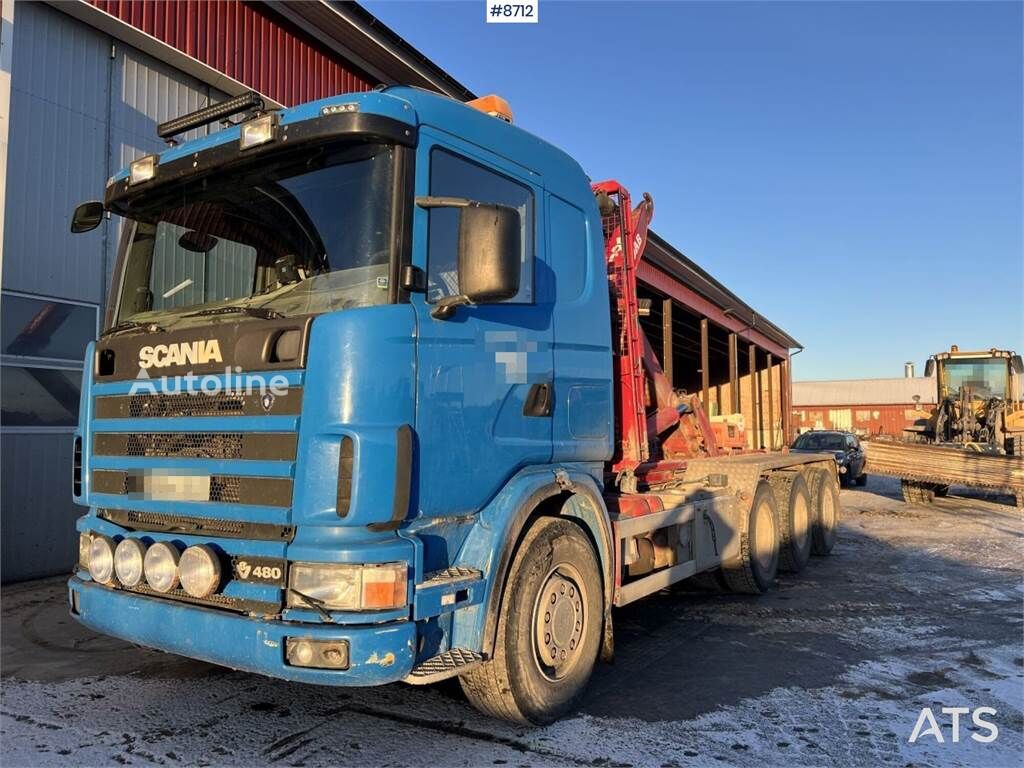 Scania R164 GB 8X4*4 Hook Truck kamion rol kiper