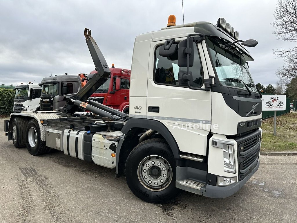 Volvo FM 410 6x2 AJK 20T-5930mm Hooklift - Lift + Steering axle - 334. kamion rol kiper