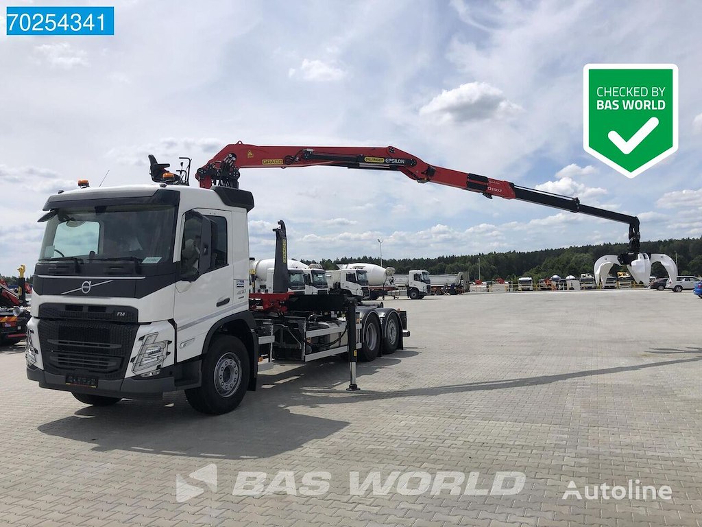 Novi Volvo FM 460 6X2 Palfinger EPSILON Q150Z96 Crane 20T Palfinger Hook Eu kamion rol kiper