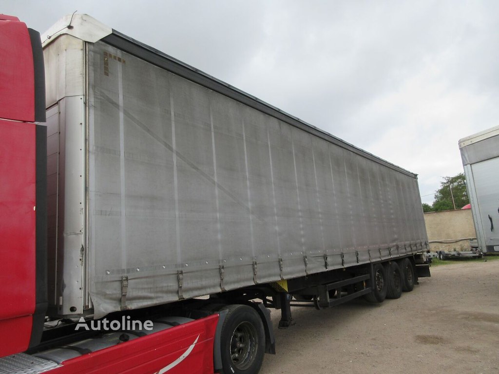 Schmitz Cargobull SCS 24L, standard, lift axle, COIL poluprikolica s ceradom