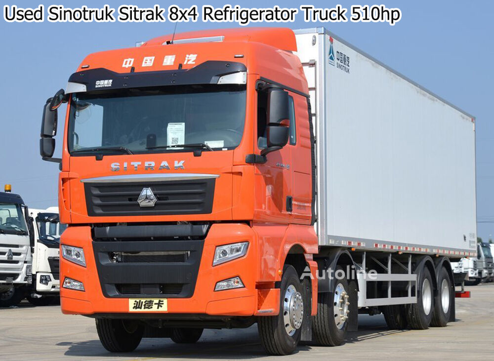 Sitrak Used Sinotruk Sitrak 8x4 Refrigerator Truck for Sale kamion hladnjača