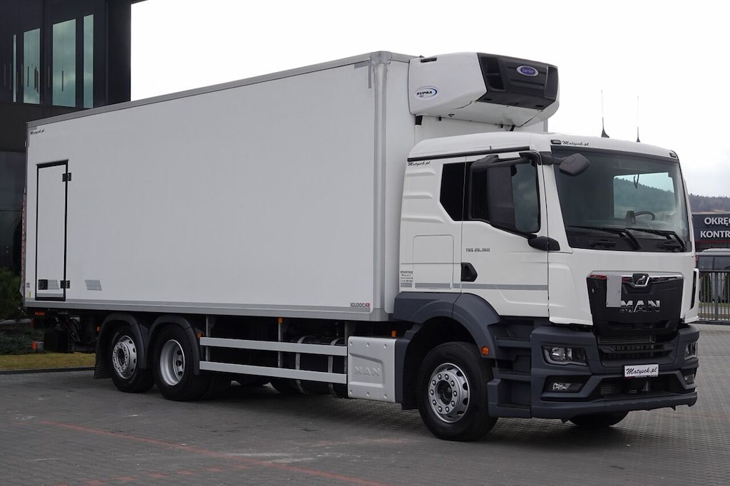 MAN TGS 26.360 / 6x2 / CHŁODNIA -8,2 M / AGREGAT CARRIER SUPRA 850 / kamion hladnjača