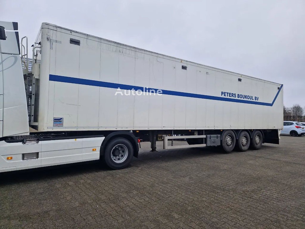 Knapen Trailers 92m3 walkingfloor 6mm vloer met naloop stuuras (Nieuwe APK) poluprikolica sa pokretnim podom