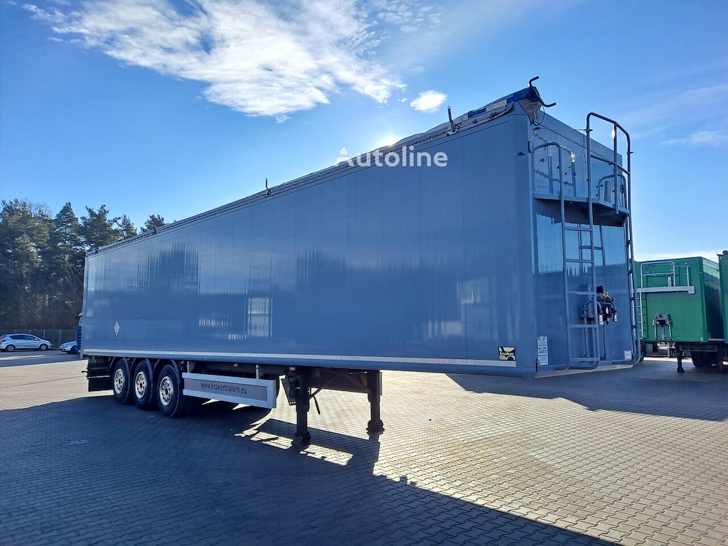 Kraker 2nd hand walking floor trailers (92m3, 88m3) poluprikolica sa pokretnim podom