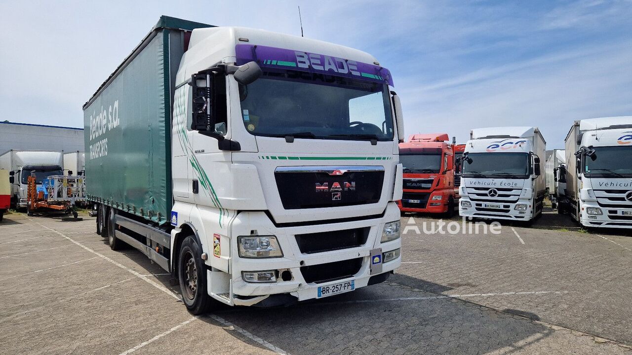 MAN TGX 26.360 / 6x2 Retarder kamion sa klizna zavesa cerada