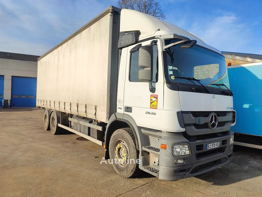 Mercedes-Benz Actros 2636 NL 6X4 TAUTLINER kamion sa klizna zavesa cerada