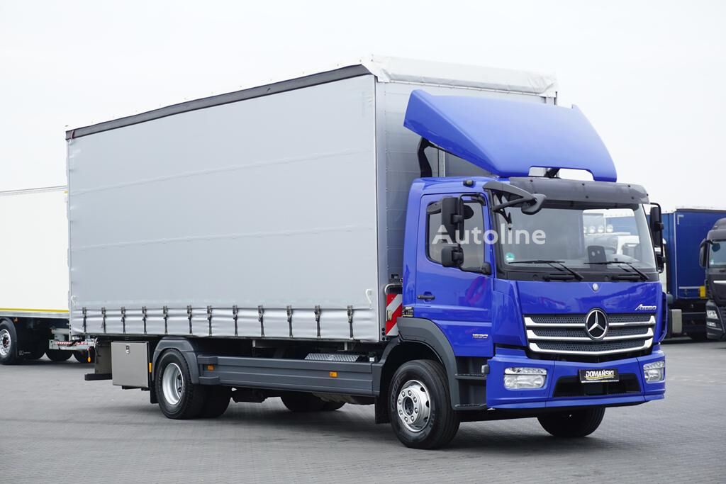 Mercedes-Benz ATEGO / 1630 / ACC / E 6 / FIRANKA / 18 PALET / ŁAD. 8880 KG kamion sa klizna zavesa cerada