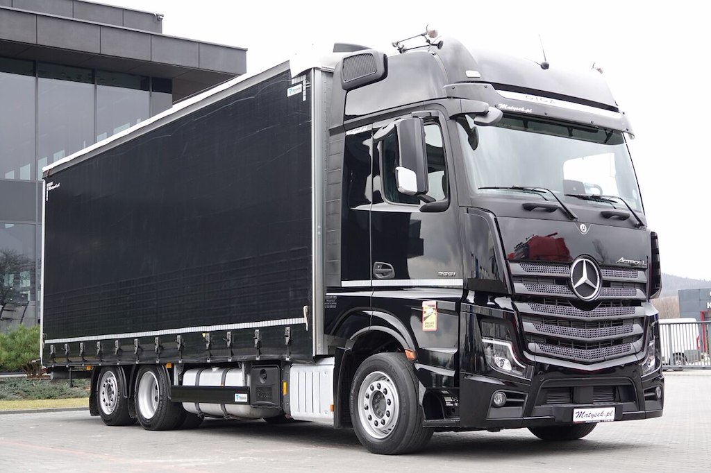 Mercedes-Benz ACTROS 2551 / 6x2 / FIRANKA - 7,8 m / SOLÓWKA / PODNOSZONY DACH kamion sa klizna zavesa cerada