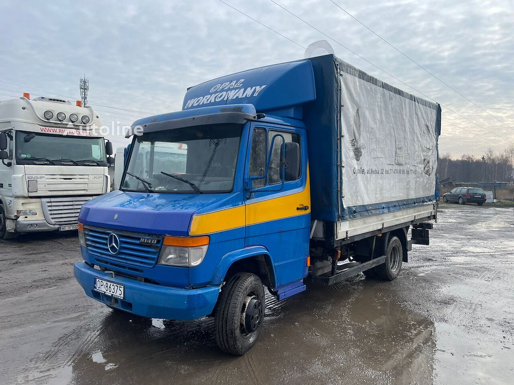 Mercedes-Benz 814D VARIO kamion sa klizna zavesa cerada