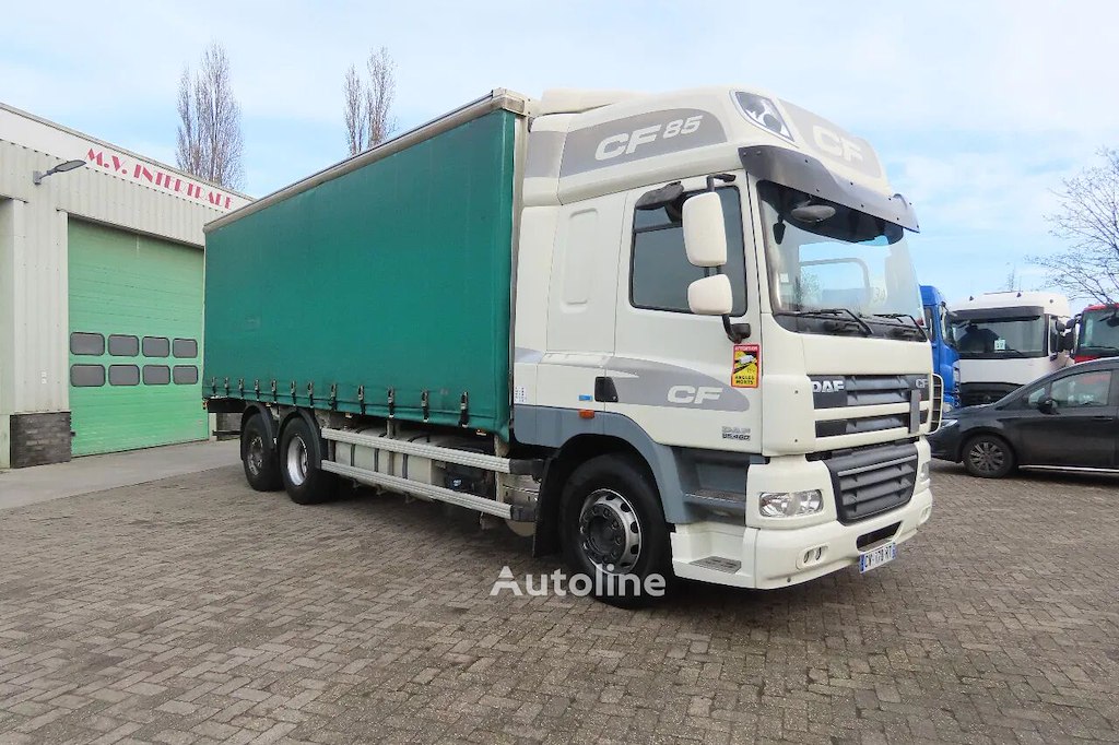 DAF CF 85.460 EVV, 6x2, 583186 km (France truck). TOP state kamion sa klizna zavesa cerada