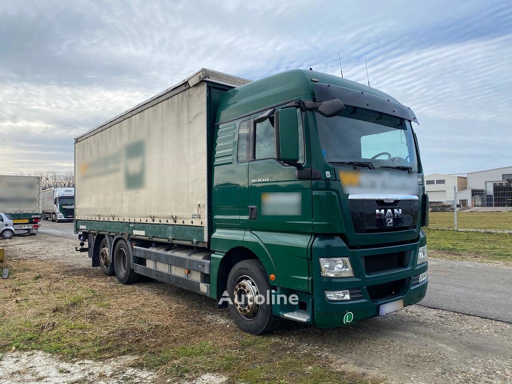 MAN TGX 26.440 EEV 6x2, Retarder, LBW, 2 STK kamion sa klizna zavesa cerada