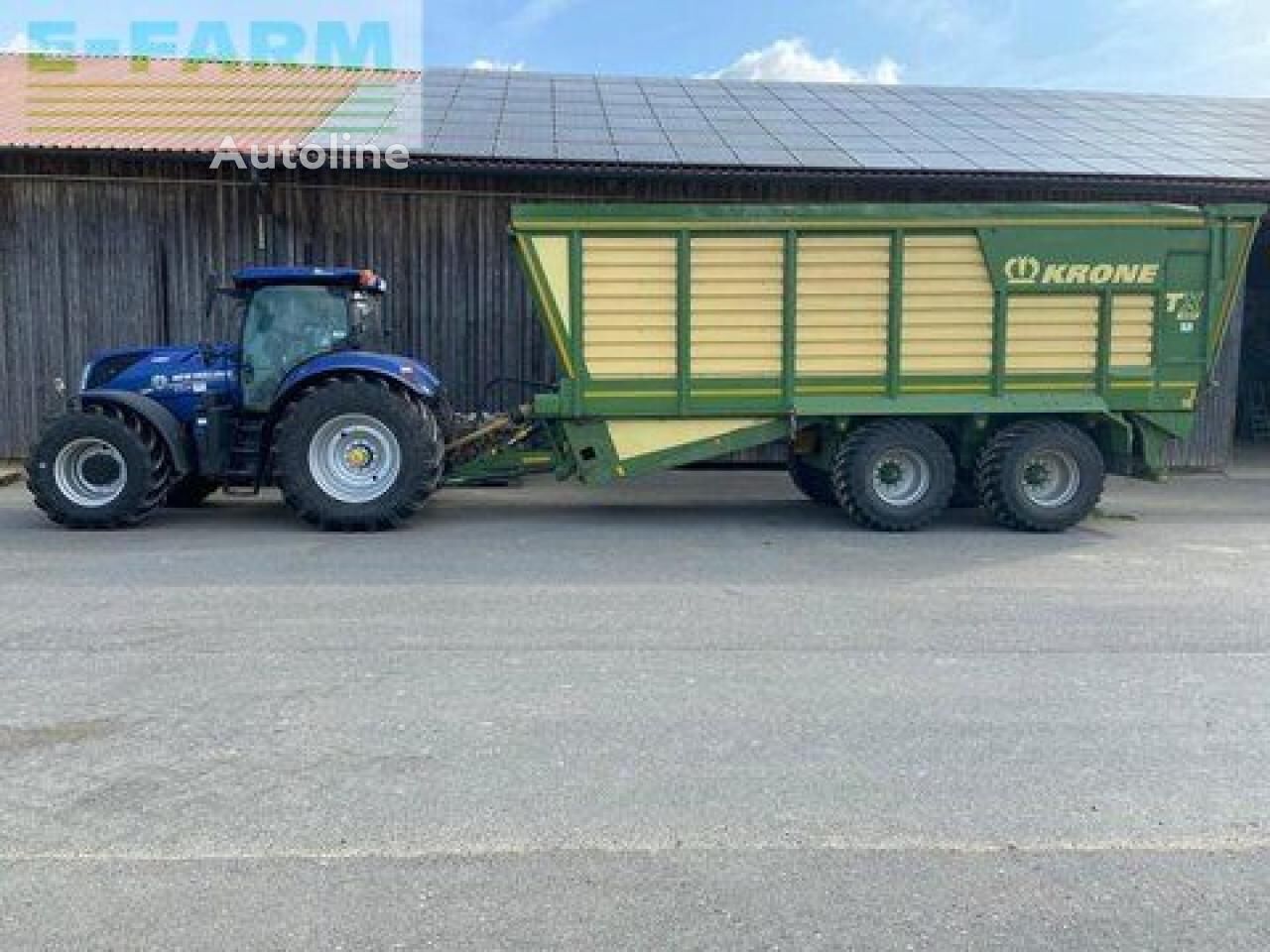 Krone tx 460 häcksel transportwagen zwangslenkung krat prikolica platforma