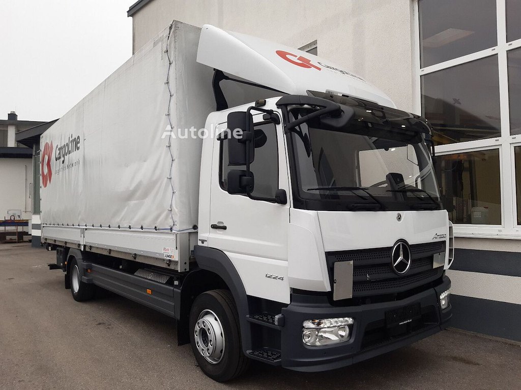 Mercedes-Benz Atego 1224L LBW AHK Schiebeplane links kamion s ceradom