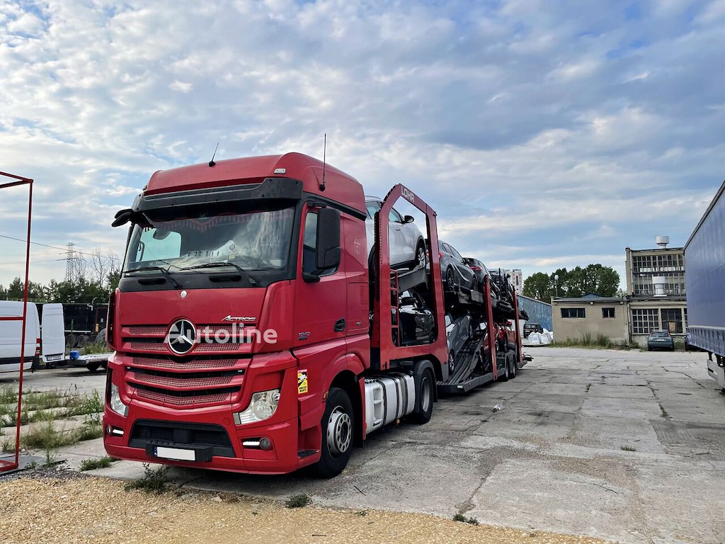 Mercedes-Benz Actros 1842 Lohr 1,23 Evo VDI Galvanized autotransporter + prikolica autotransportera